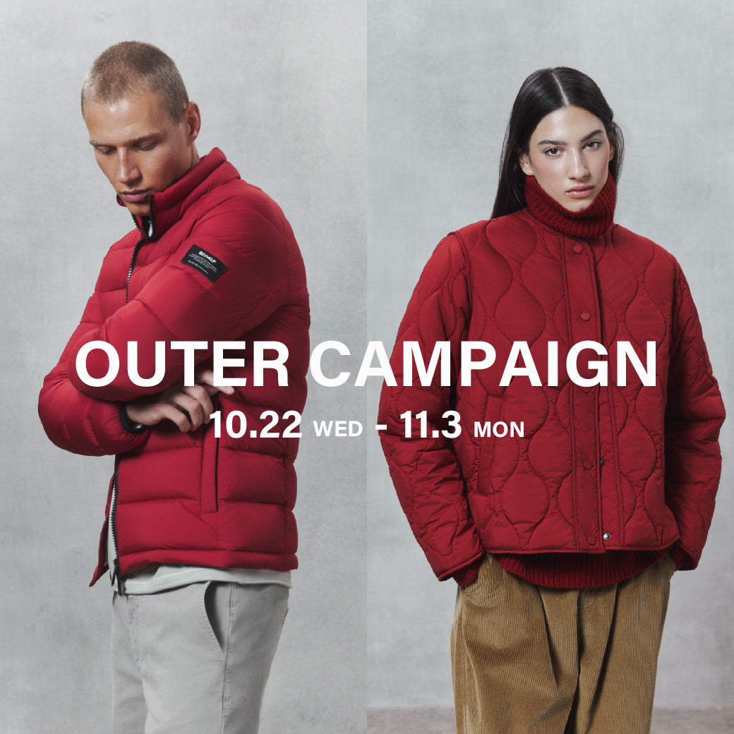 OUTER CAMPAIGN 2025 - ECOALF｜ECOALF(エコアルフ) - SANYO ONLINE STORE | 三陽商会
