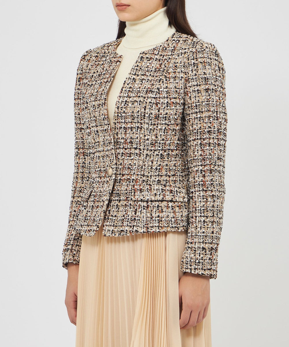 ファンシーツィード ノーカラージャケット(ジャケット)｜EPOCA(エポカ)のファッション通販 - SANYO ONLINE STORE | 三陽商会